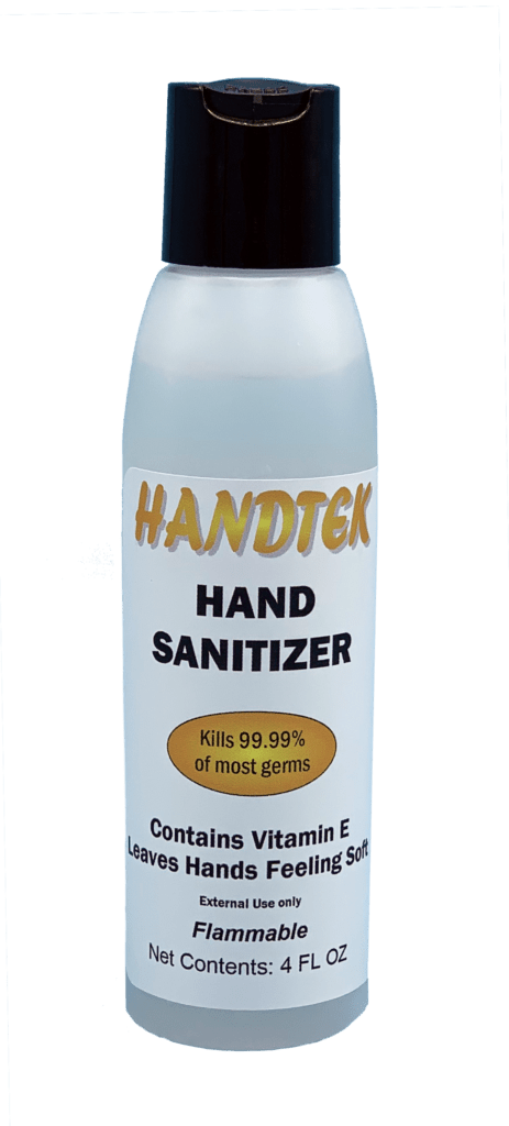 HANDTEK- Hand Sanitizer 12 x 4oz Dispenser Bottles | Tekmar textile ...